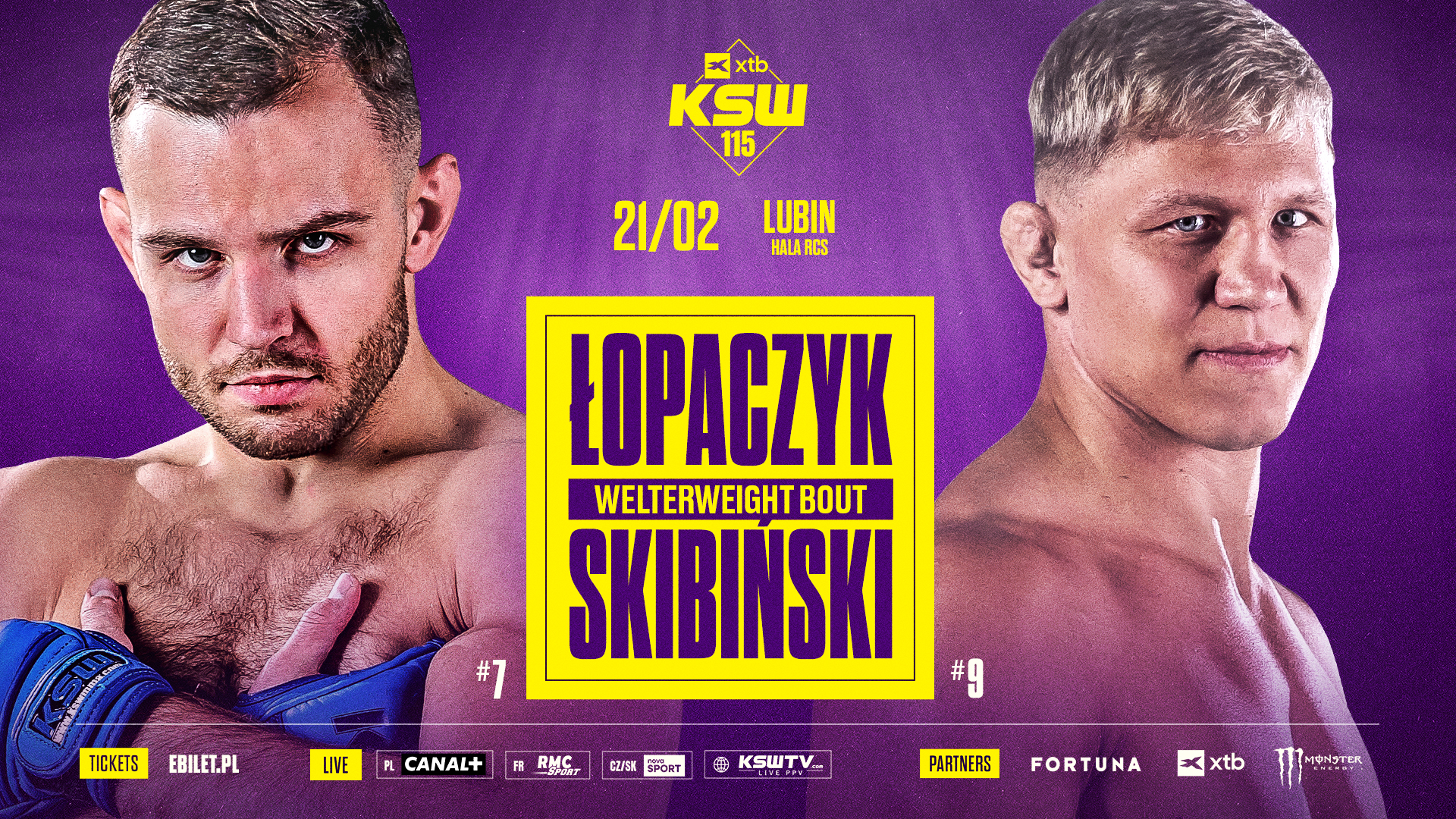 Tymoteusz Łopaczyk zmierzy się z Danielem Skibińskim podczas gali XTB ...